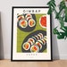 Gimbap Art Poster, Food Art Poster, Korean Food Art, Gimbap ...