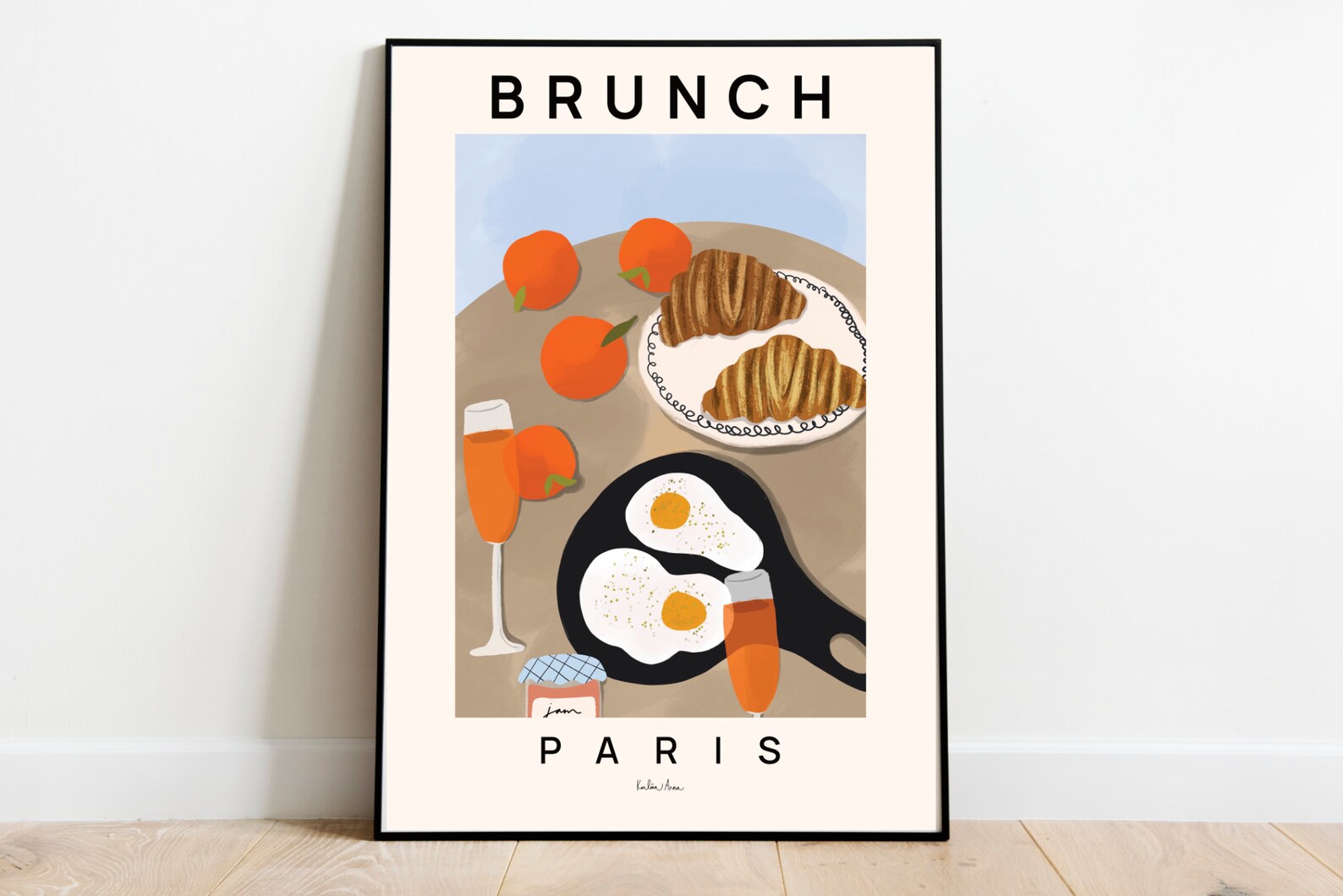 Brunch Poster Food Art Print Brunch Sign Kitchen Wall Art - Etsy