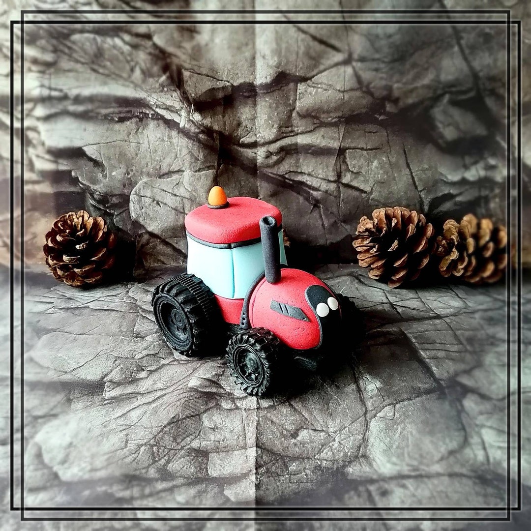Traktor Fondant Cake Topper, TortenDekor - Etsy.de