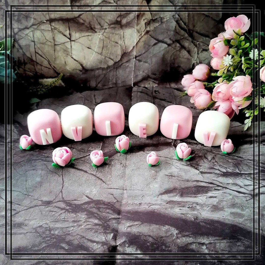 Roll Name From Fondant, Cake Decor - Etsy