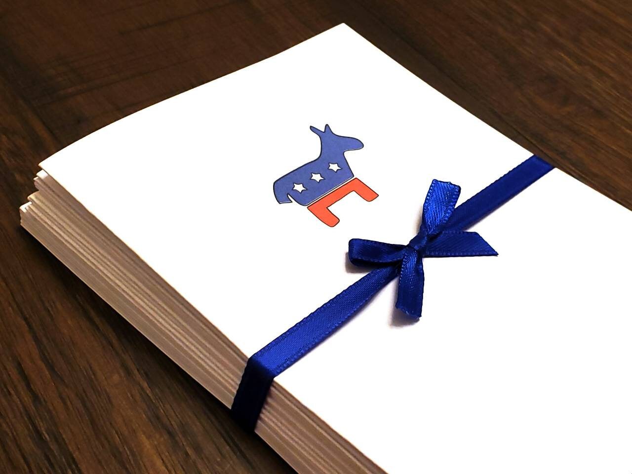 Democratic Party Donkey Cards - Set of 10 / American Pride, USA Cards ...