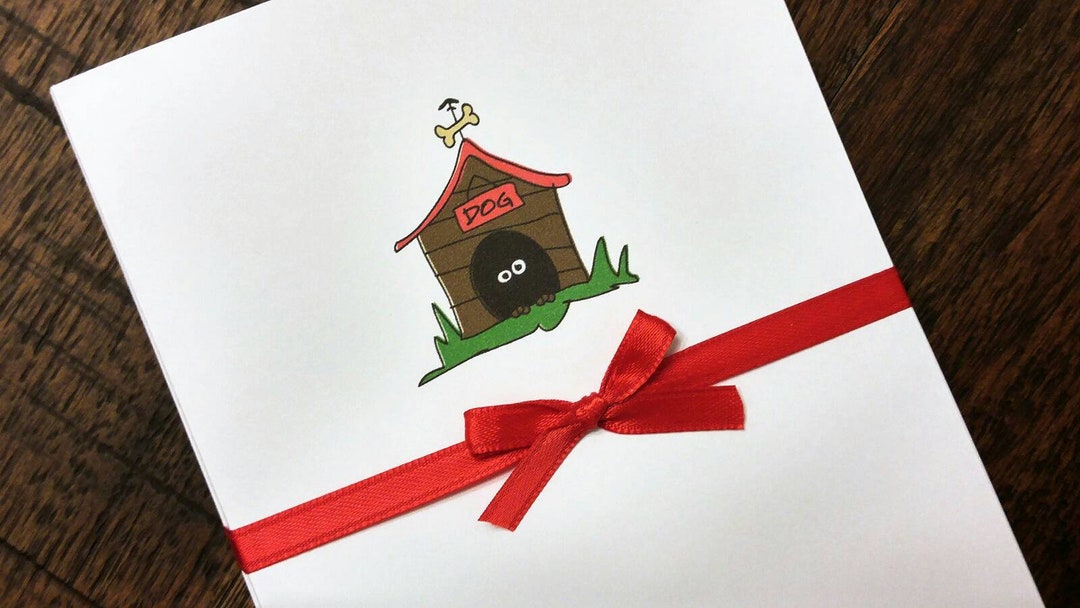 Dog House Cards - Set of 10 / Animal Cards / Pet Lovers / Dog Lovers ...