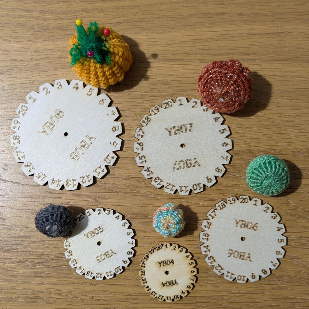 Yorkshire Button Maker | Wooden Birch Plywood Button Loom | Sets or ...