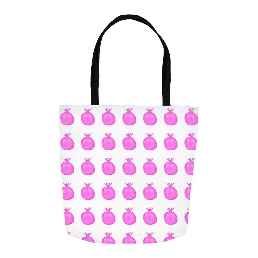 Pink Pomegranate Tote Bag | Etsy