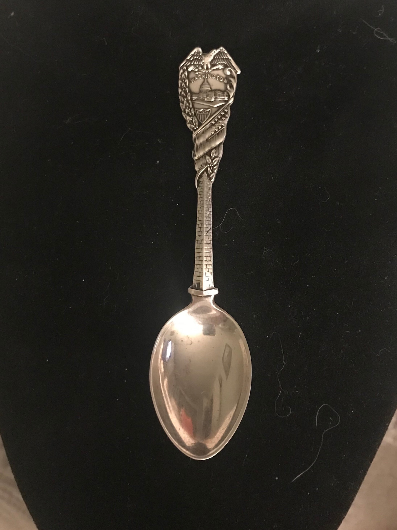 Antique Sterling Silver Souvenir Spoon Washington DC Capitol - Etsy
