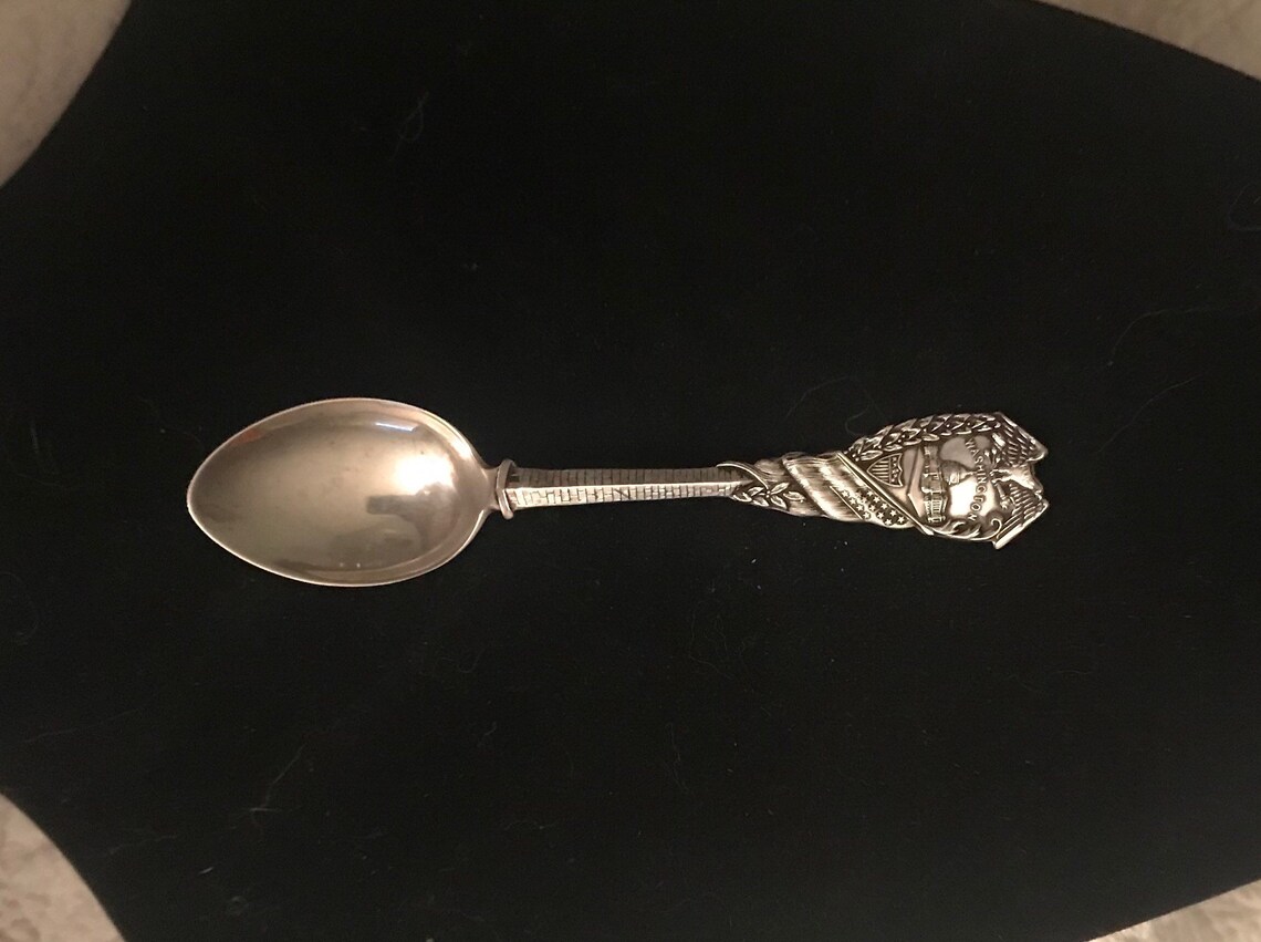 Antique Sterling Silver Souvenir Spoon Washington DC Capitol - Etsy