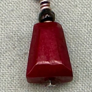 Janice Lee Ripley Camenae Necklace Pendant Onyx Red Coral Pendant on ...