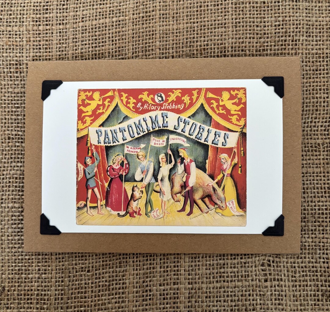 Handmade Birthday - Greeting Card. Pantomime Stories Puffin Book Cover ...