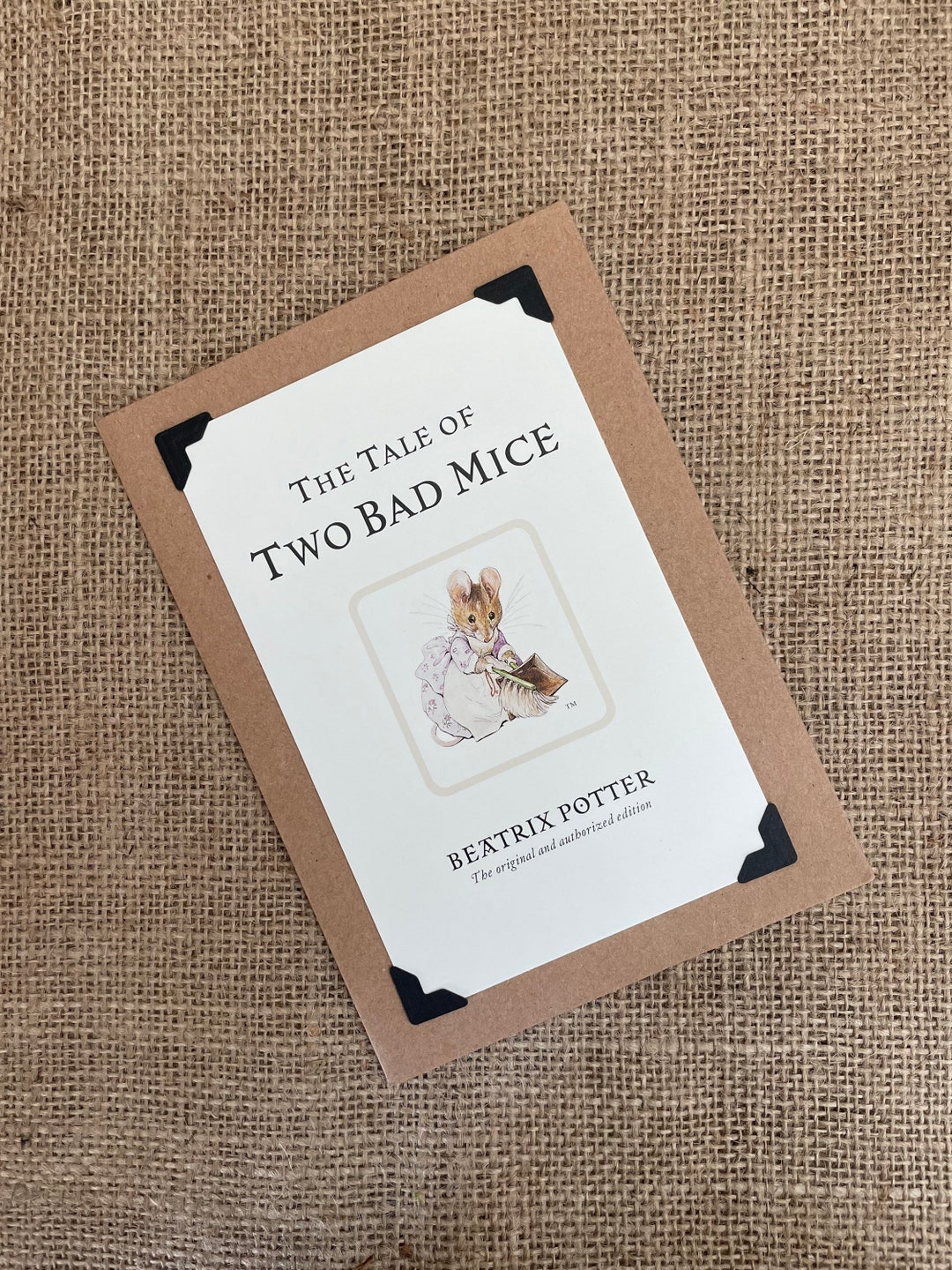 Handmade Birthday - Greeting Card - Beatrix Potter - the Tale of Two ...