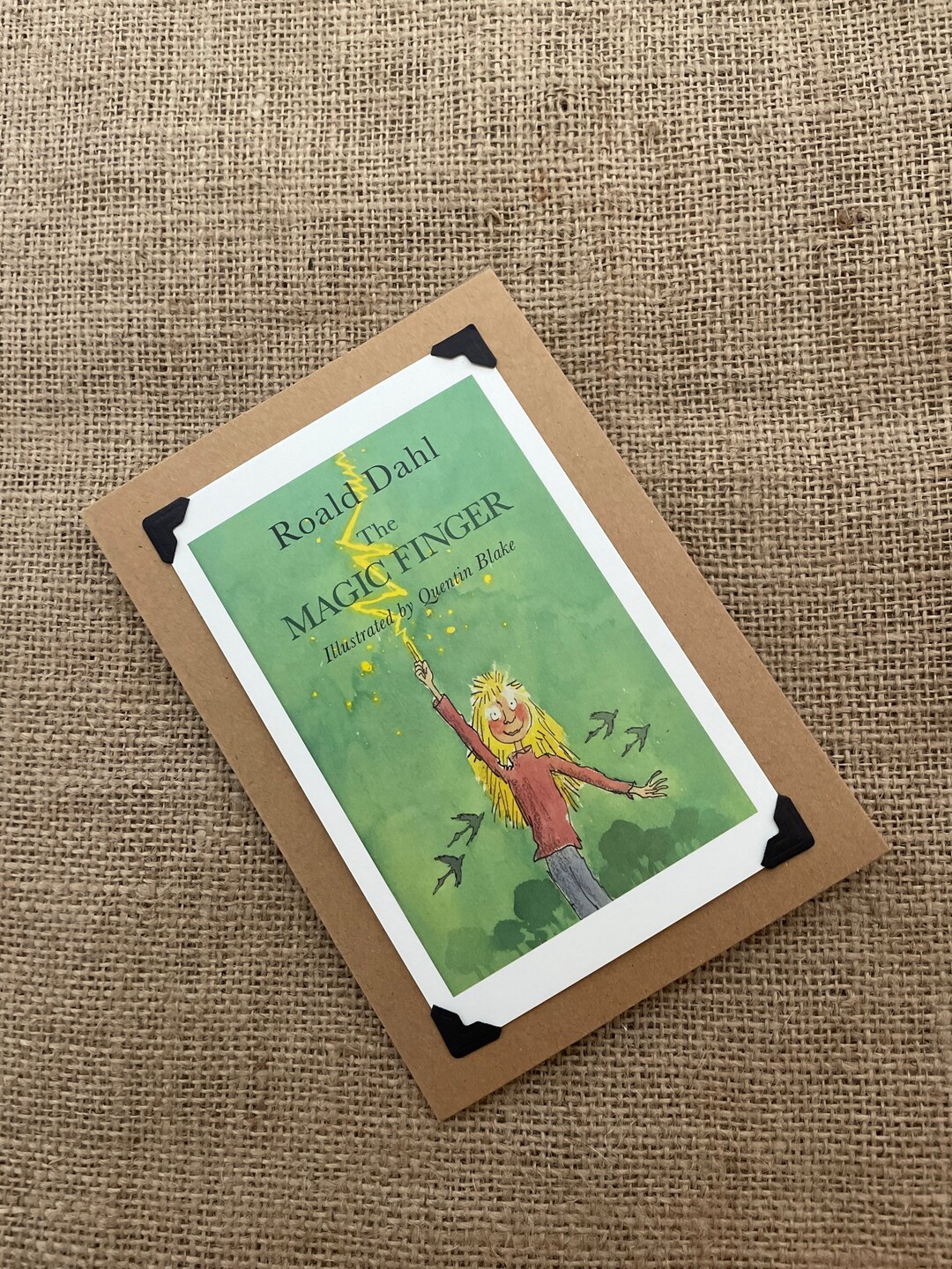 Handmade Birthday Greeting Card the Magic Finger Roald Dahl - Etsy