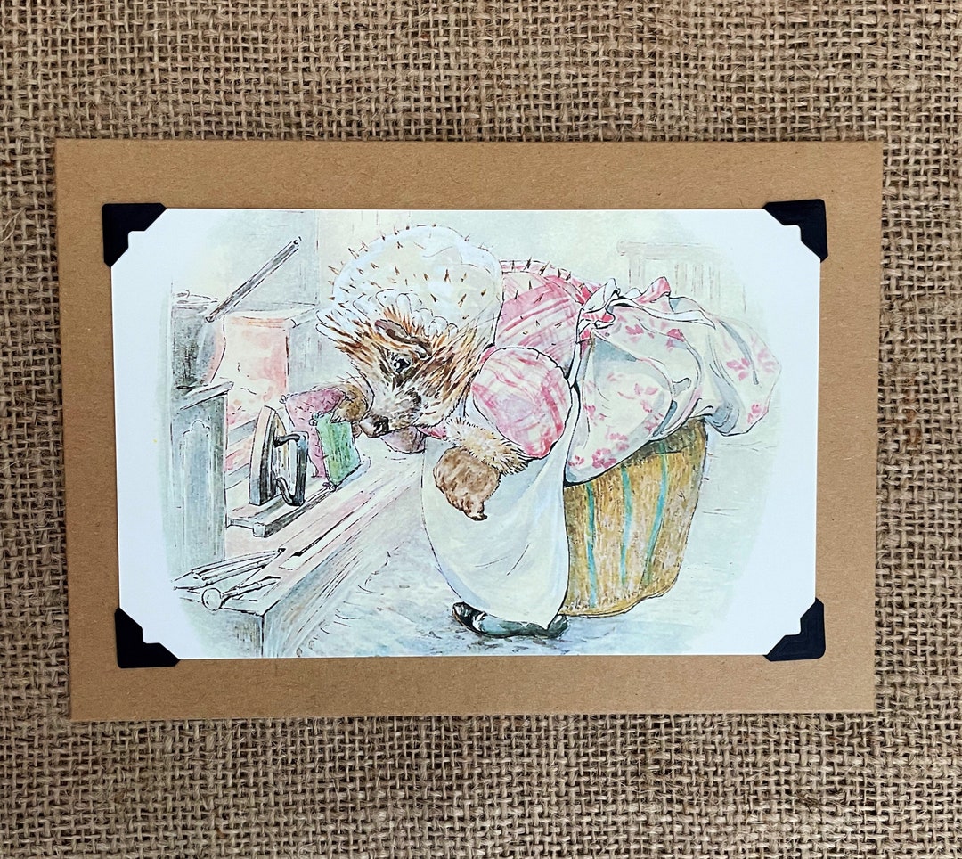 Handmade Birthday - Greeting Card - Beatrix Potter - Mrs Tiggy-winkle ...