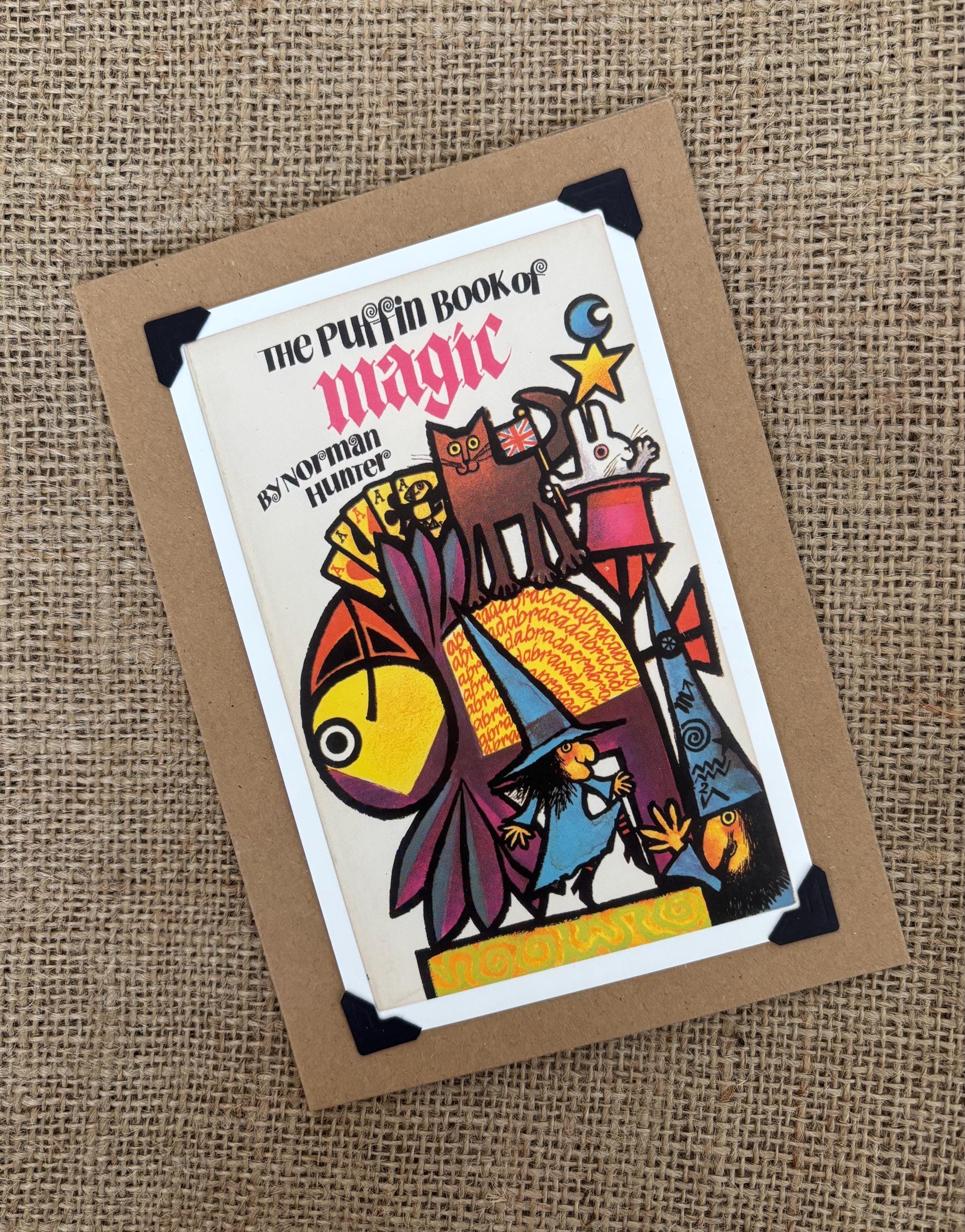 Handmade Birthday - Greeting Card. the Puffin Book of Magic Book Cover ...