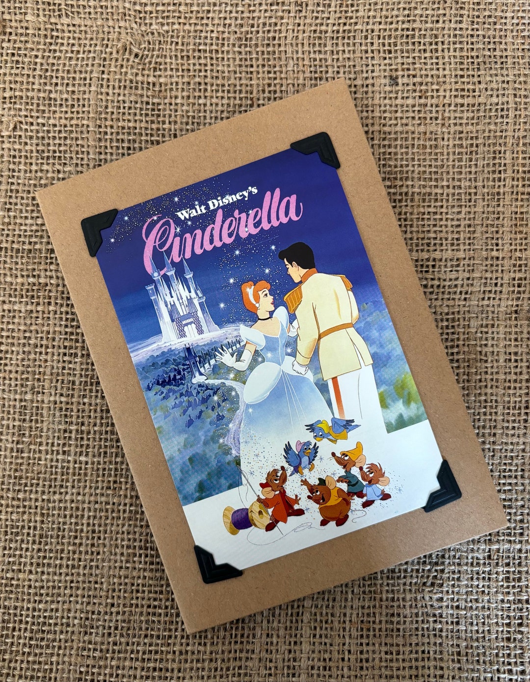 Cinderella Handmade Birthday Greeting Card - Etsy