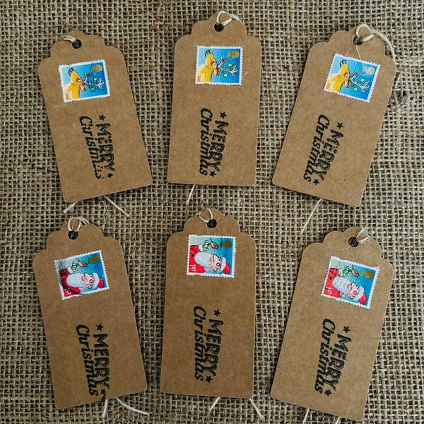Pack of 6 Handmade Floral Gift Tags - Etsy