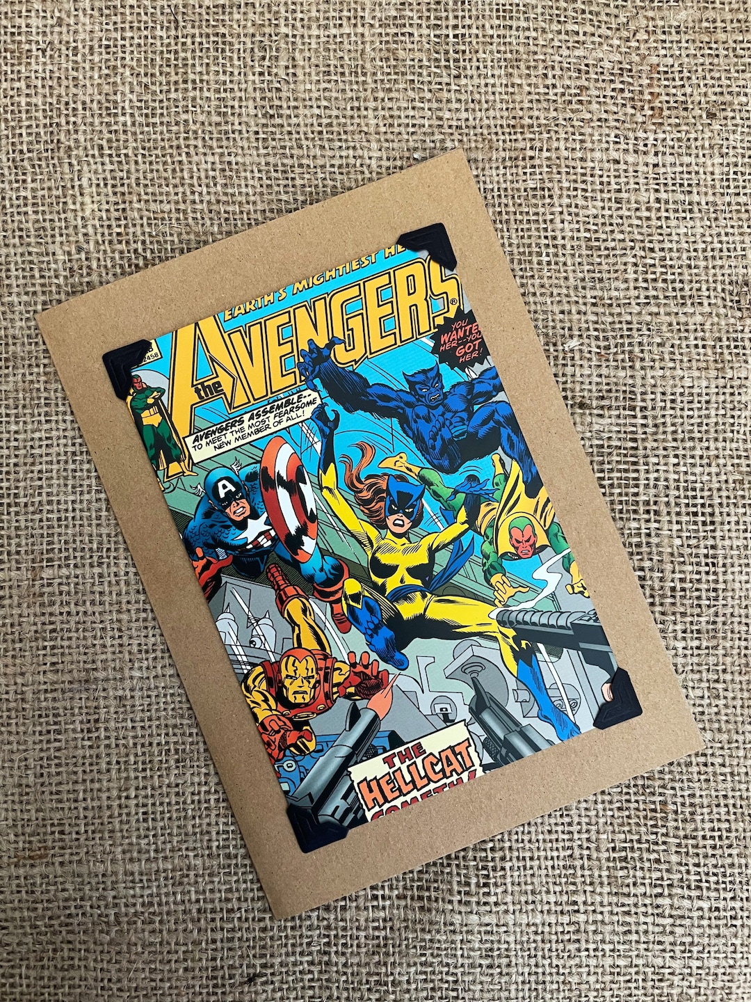 Handmade Greeting Card - Marvel Comics - the Avengers - Etsy