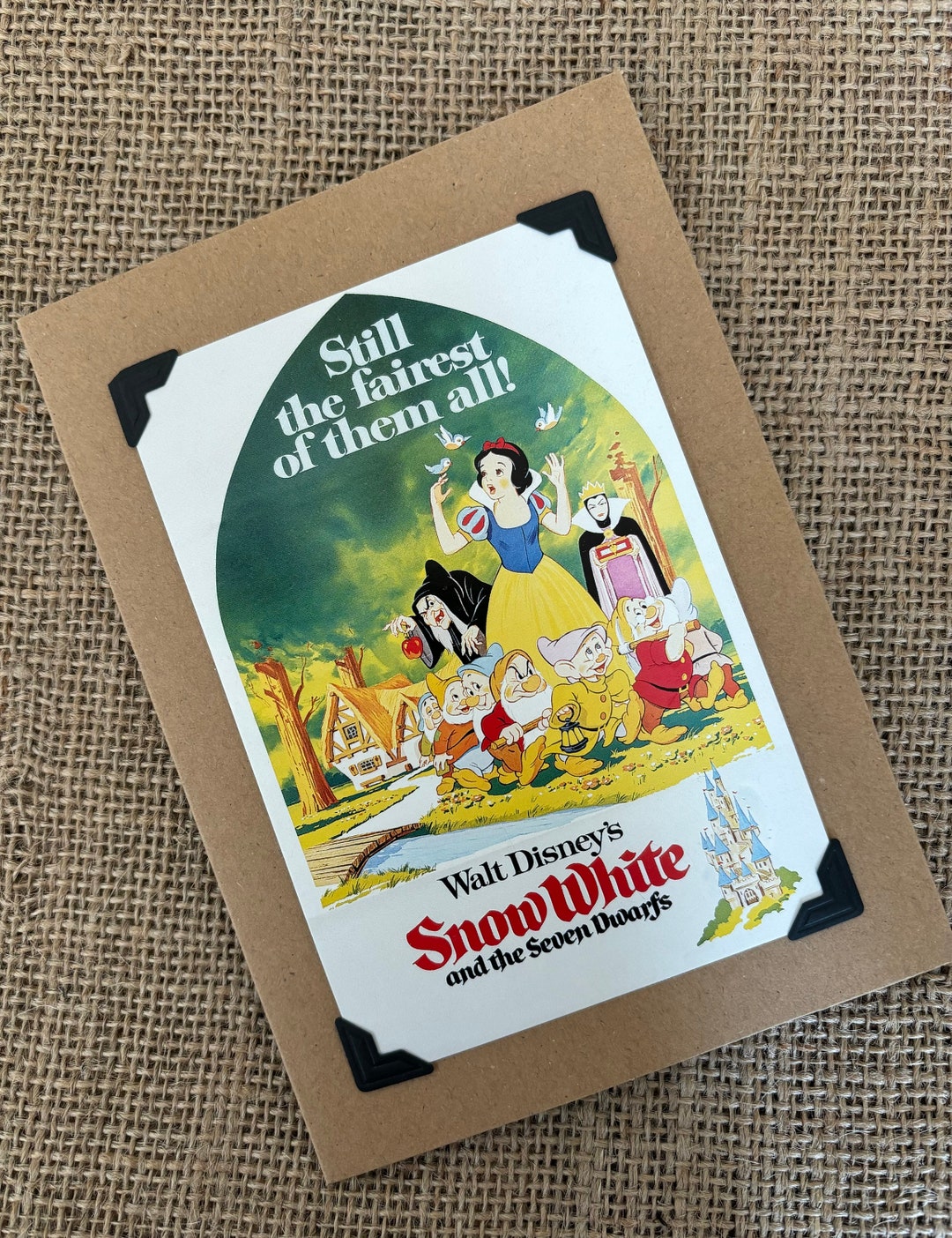 Snow White Handmade Birthday Greeting Card - Etsy