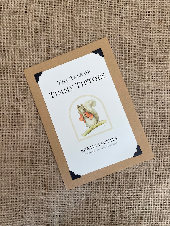 Handmade Birthday Greeting Card Beatrix Potter the Tale - Etsy