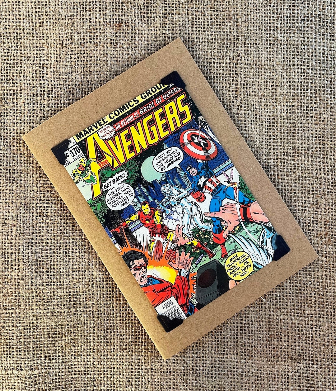 Handmade Birthday Greeting Card Marvel Comics Avengers - Etsy