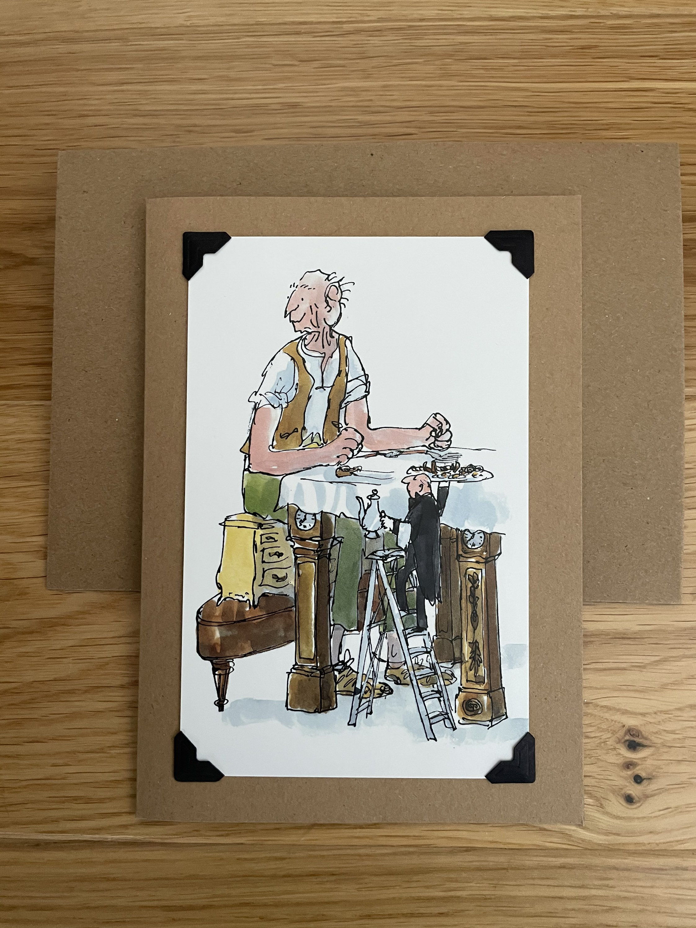 Handmade Birthday Greeting Card The BFG Roald Dahl | Etsy