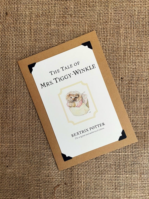 Handmade Birthday Greeting Card Beatrix Potter the Tale | Etsy