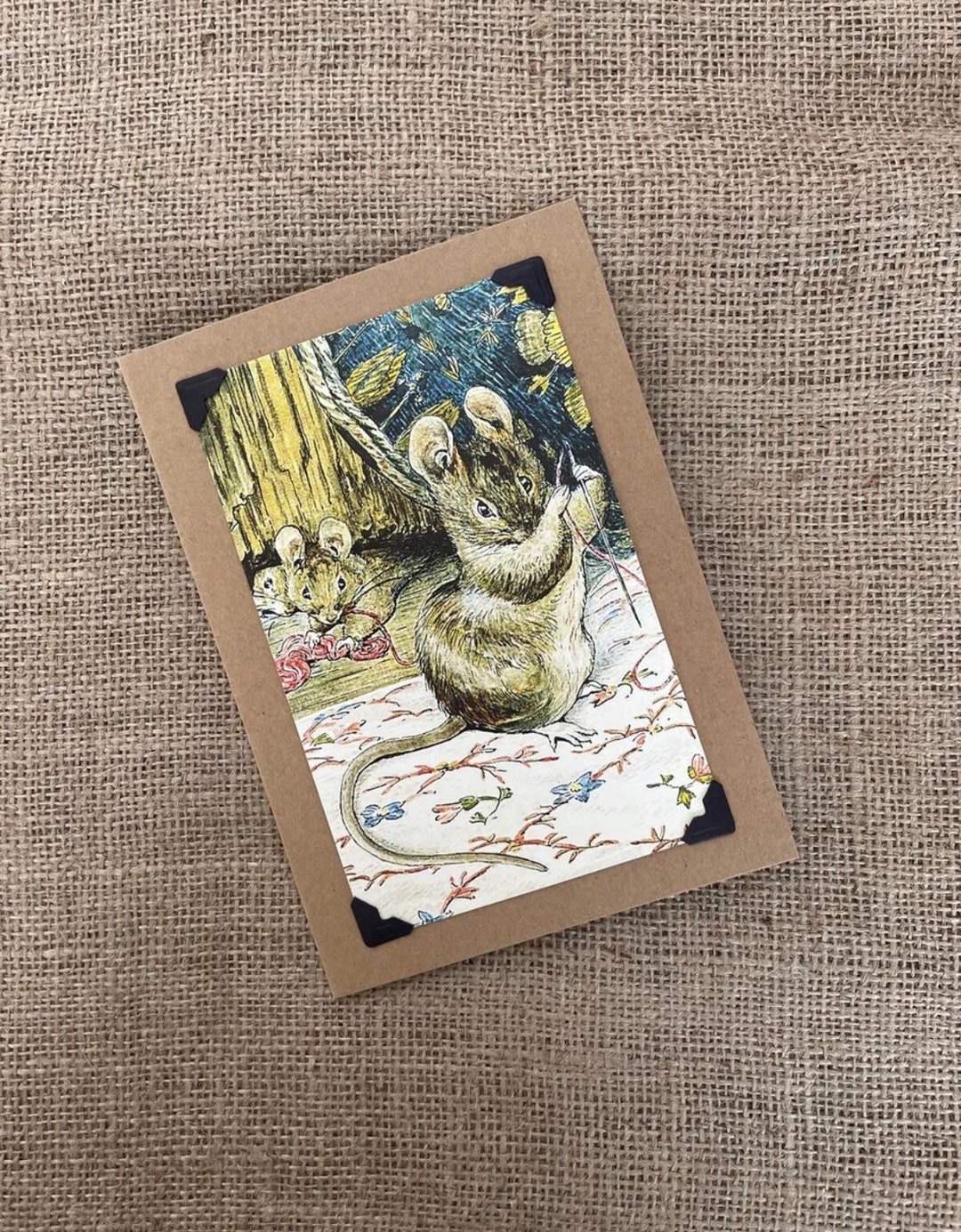 Handmade Birthday Greeting Card Beatrix Potter Peter Rabbit - Etsy