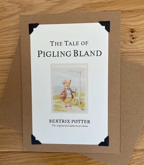 Handmade Birthday Greeting Card Beatrix Potter The Tale | Etsy