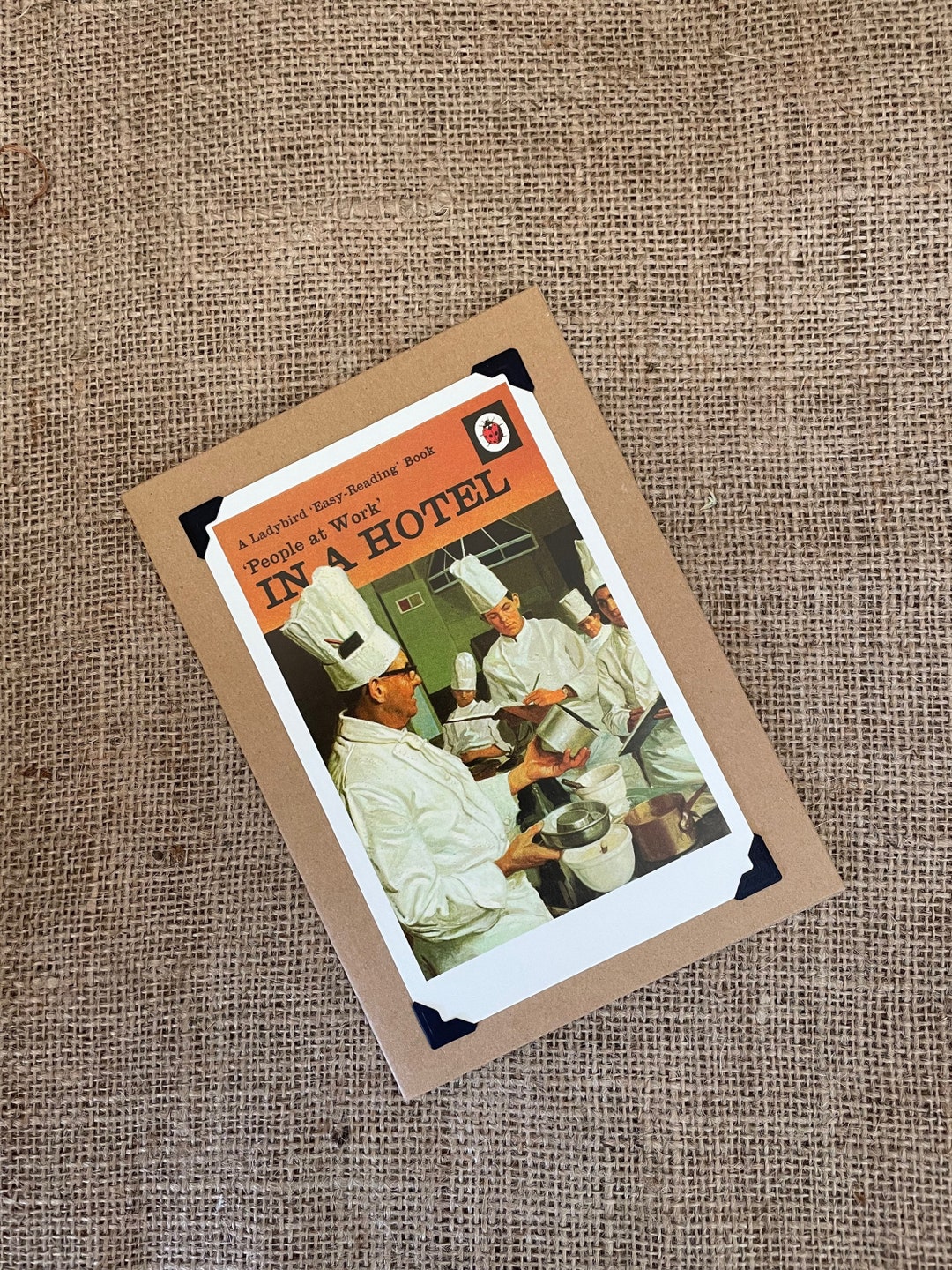 Handmade Ladybird Book Cover Greeting Card People at Work in - Etsy