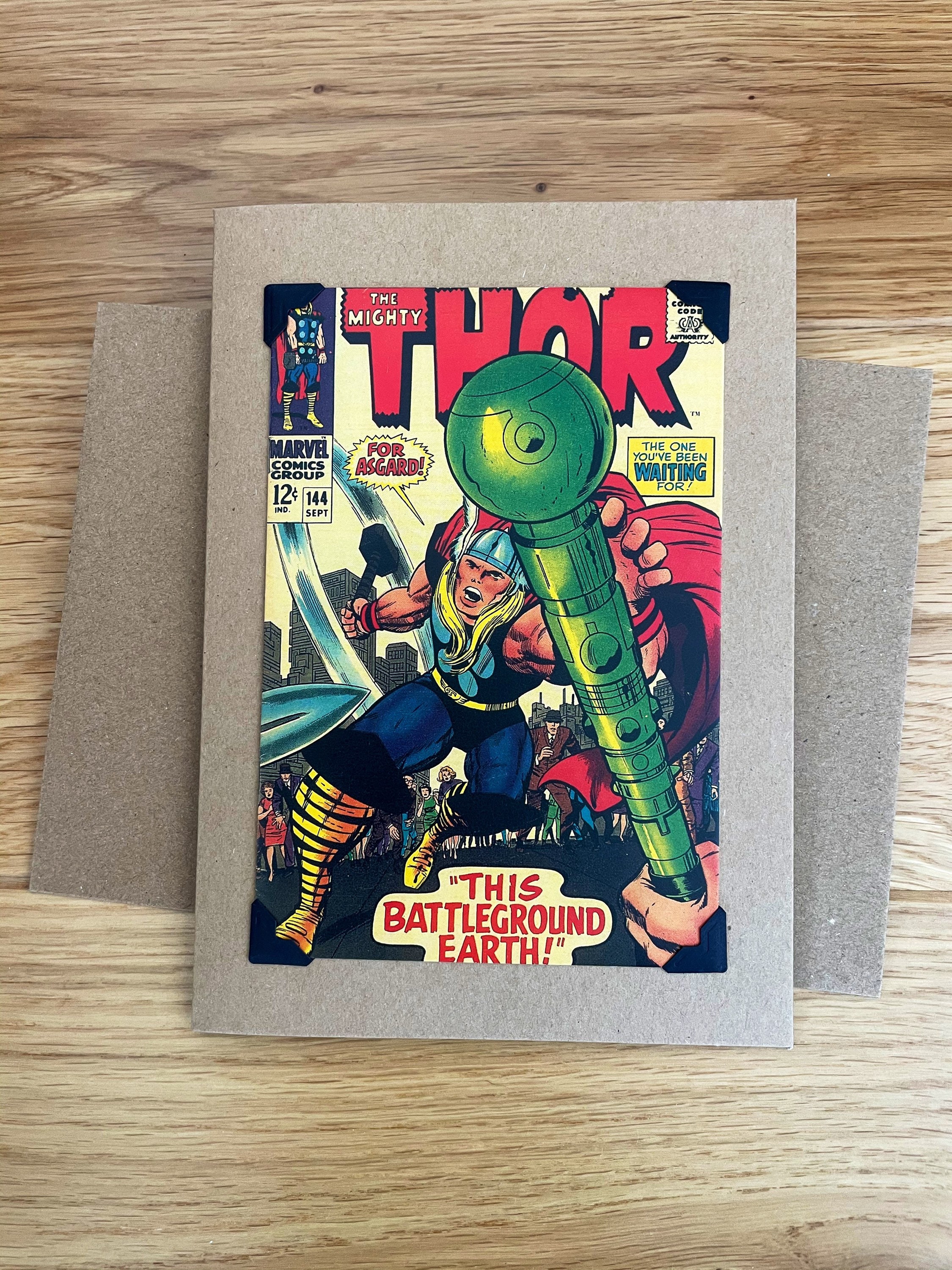 Handmade Birthday Greeting Card Marvel Comics The Mighty | Etsy