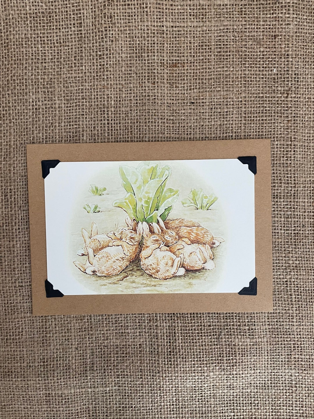 Handmade Birthday Greeting Card Beatrix Potter the - Etsy