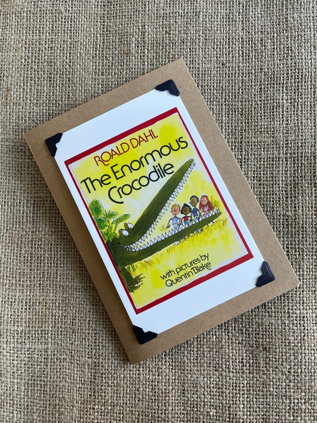 Handmade Birthday - Greeting Card - the Enormous Crocodile - Roald Dahl ...
