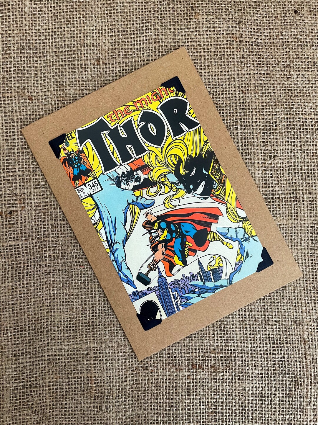 Handmade Birthday Greeting Card Marvel Comics the Mighty - Etsy