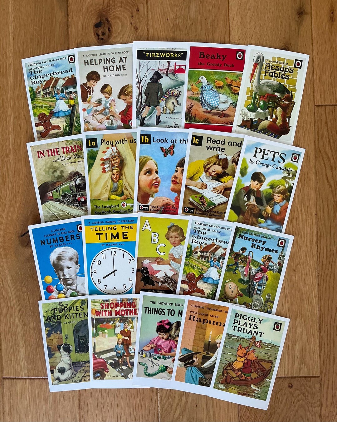 20 Ladybird Bookcover Postcards. Brand New - Etsy