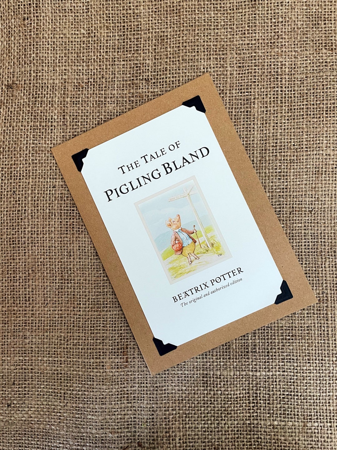 Handmade Birthday Greeting Card Beatrix Potter the Tale - Etsy