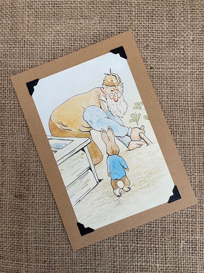 Handmade Birthday Greeting Card Beatrix Potter the Tale - Etsy