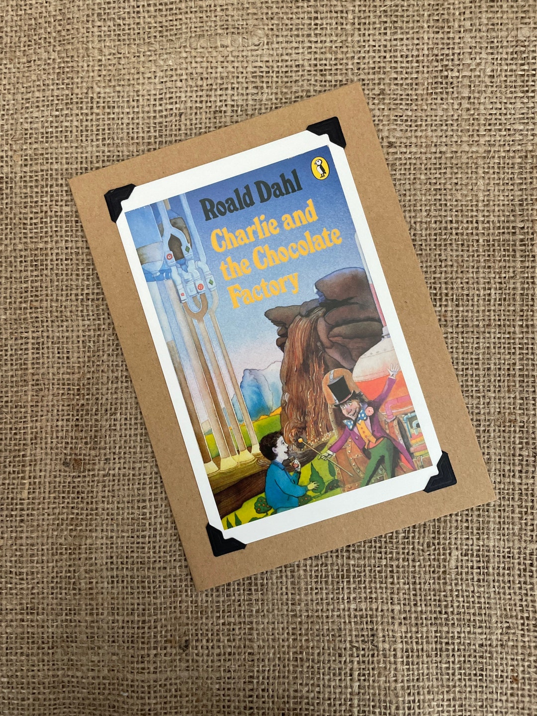 Handmade Birthday Greeting Card Charlie and the Chocolate - Etsy