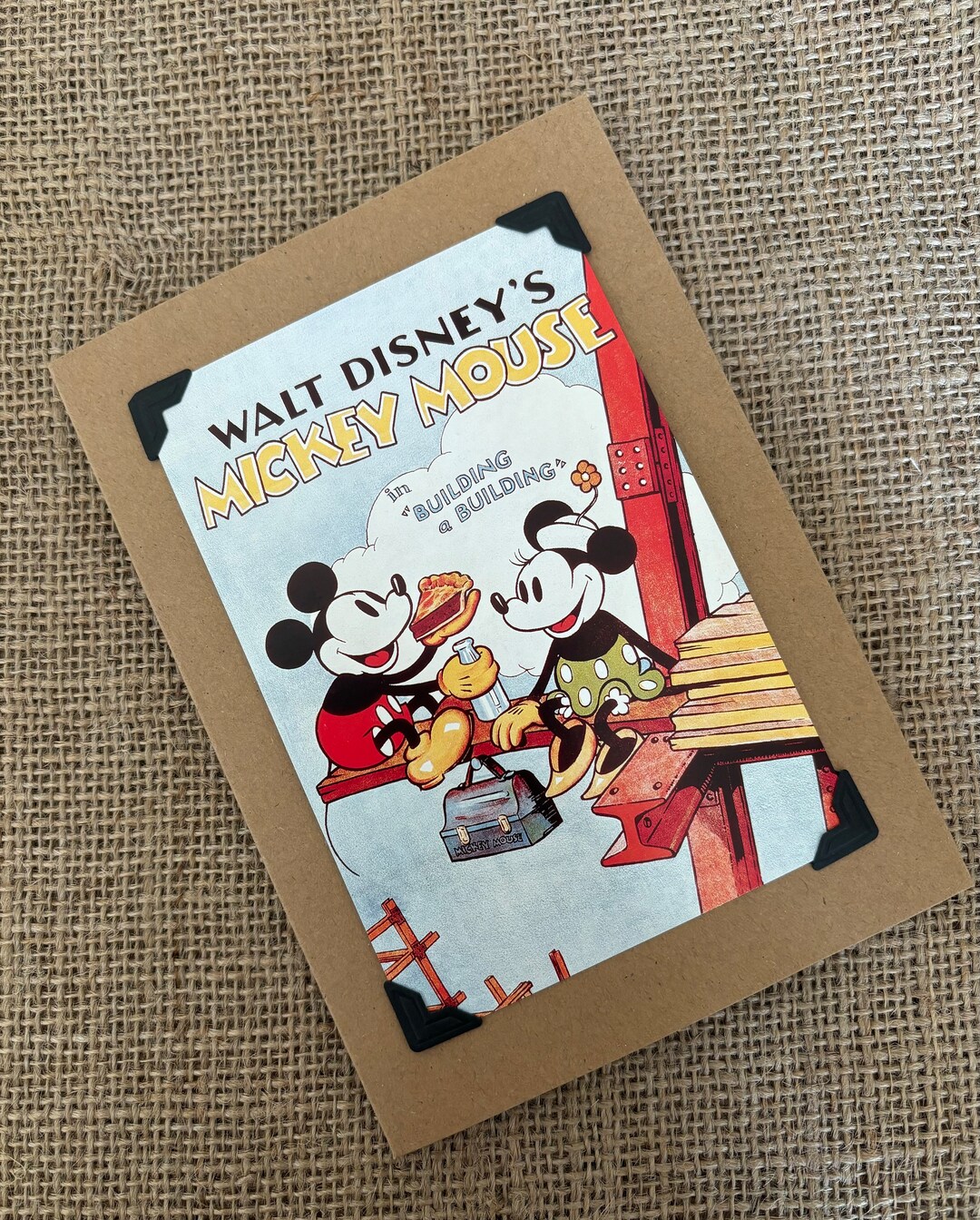 Mickey Mouse Handmade Birthday Greeting Card - Etsy
