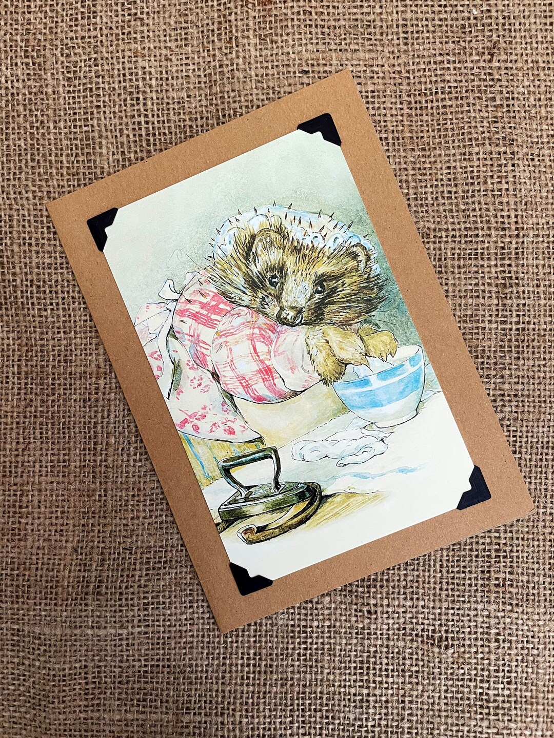 Handmade Greeting Card - Beatrix Potter - Mrs Tiggy-winkle - Etsy
