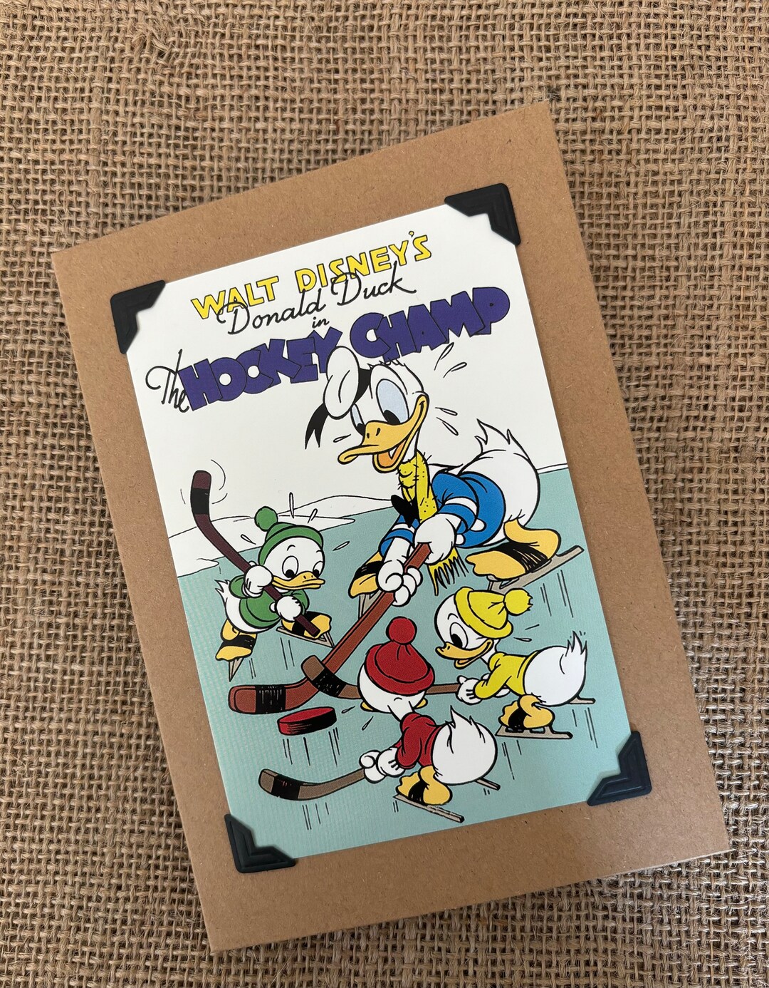 Donald Duck Handmade Birthday Greeting Card - Etsy