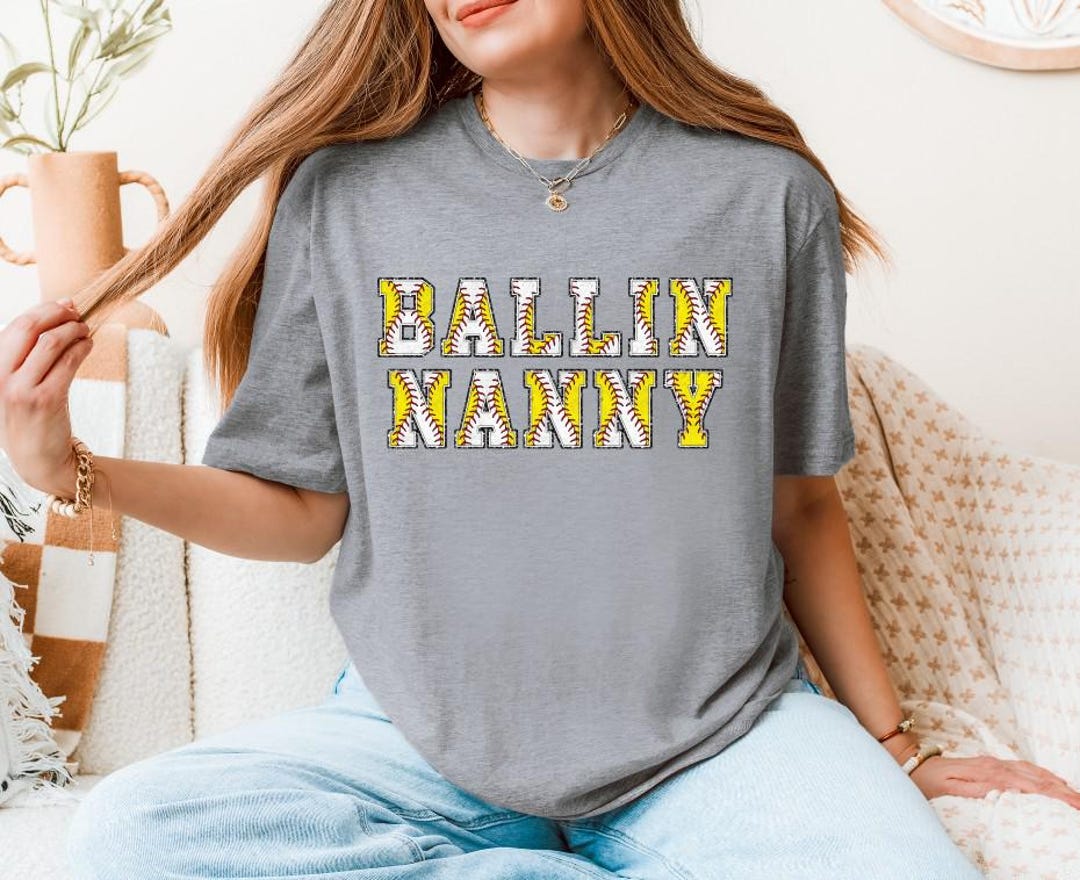 Ballin Nanny, Baseball, Softball, T-ball, Sports, Download, PNG - Etsy