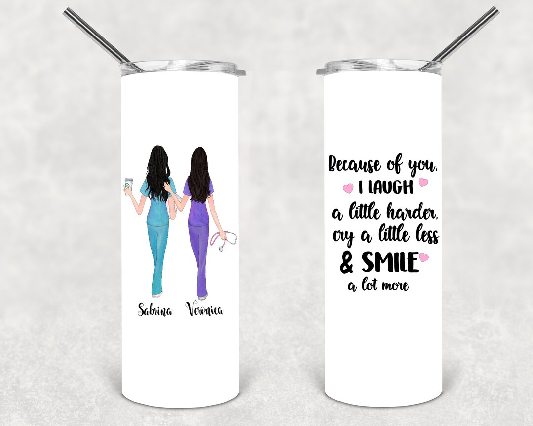 Nurse Best Friend Tumbler, Nurses Best Friend Gift, Nurse Bestie, Best ...