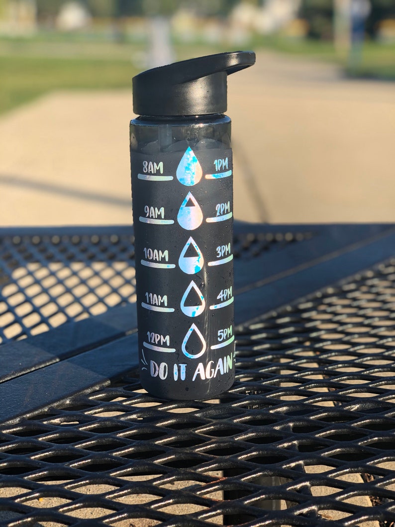 Water Tracker Water Bottle Water Bottle Tracker 24oz Water - Etsy