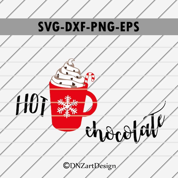 Hot Chocolate Svg - Etsy