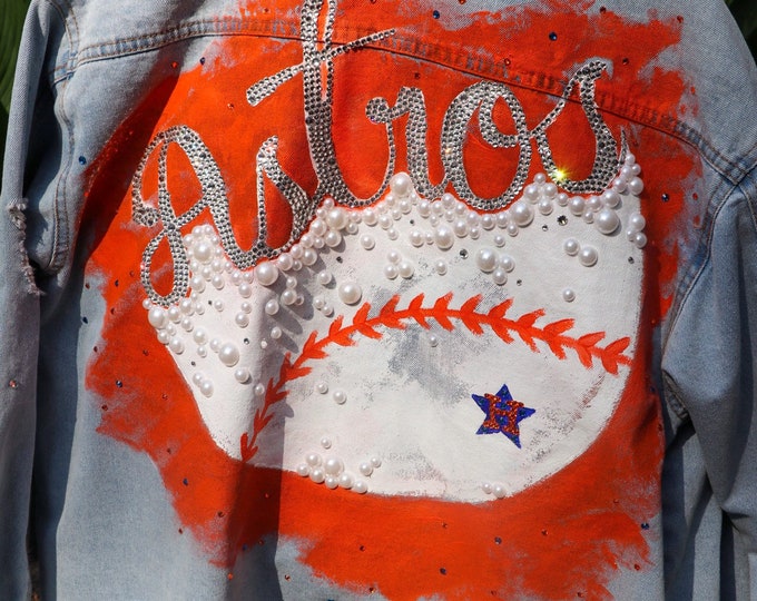Limited Edition Denim Custom Houston Astros Jacket! - Etsy