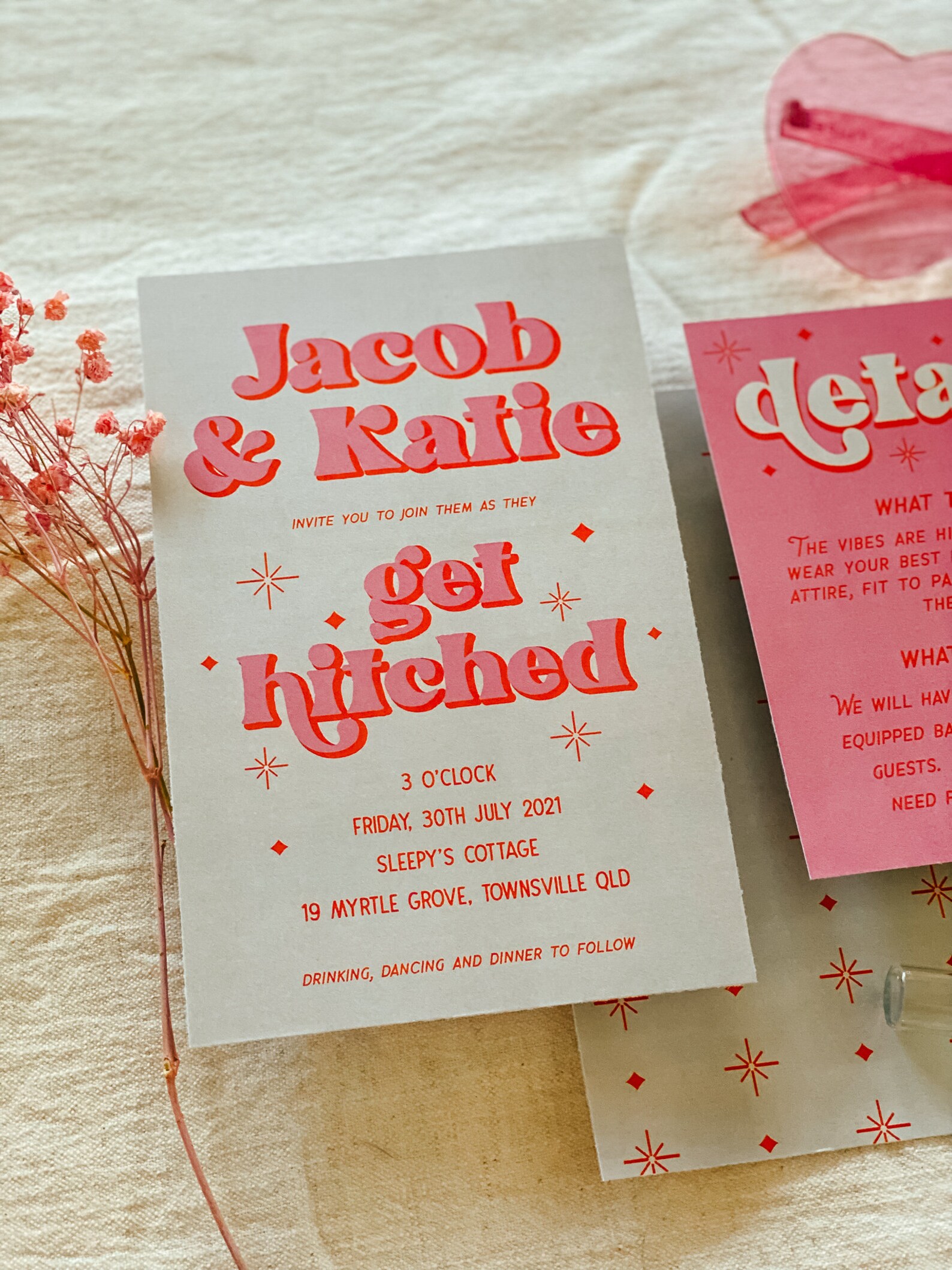 GOOD VIBRATIONS Wedding Invitation Digital Download for - Etsy