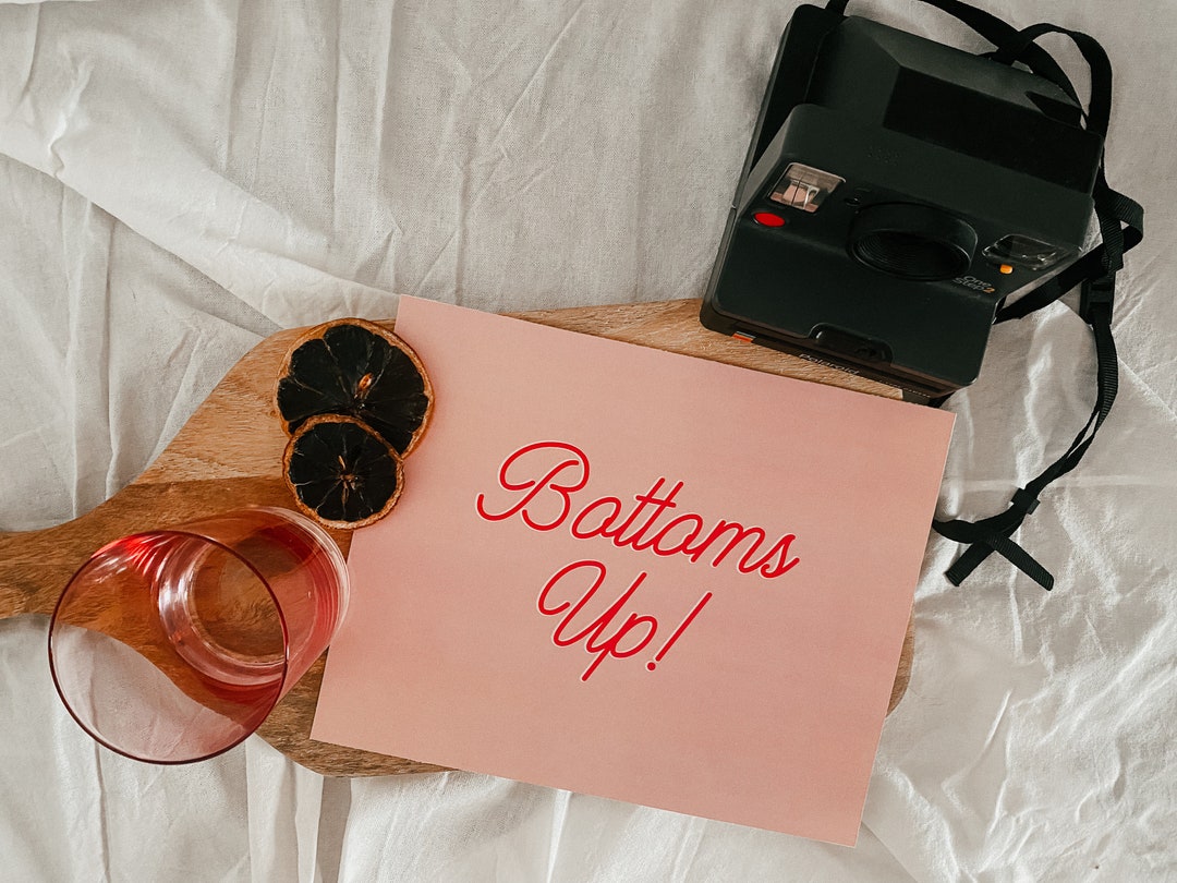 SUGAR PIE Bottoms Up! Sign | Digital Download | Printable Wedding Bar ...