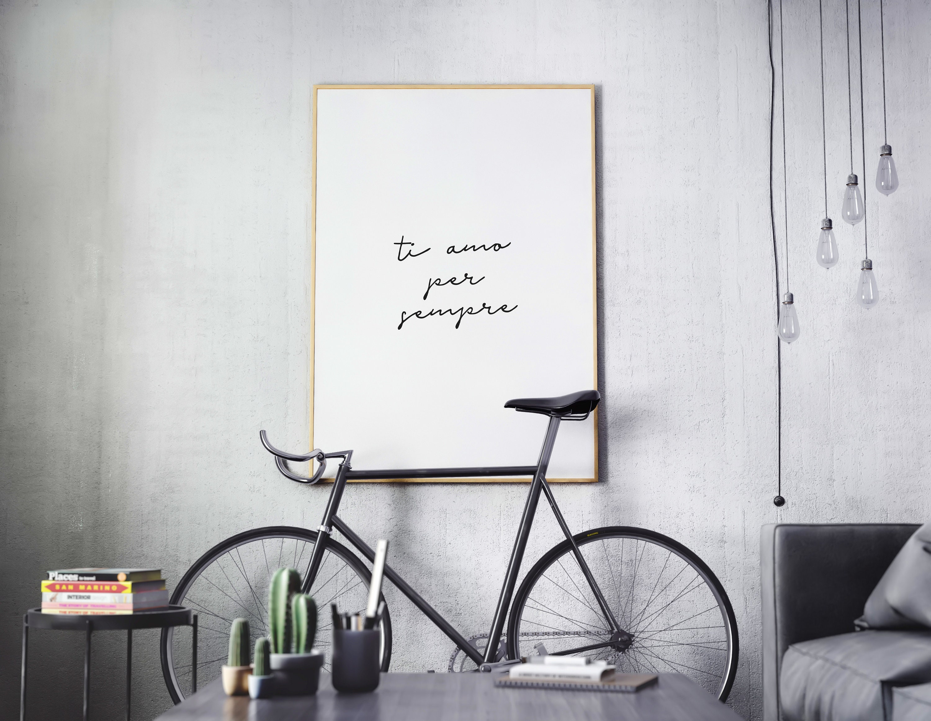 Ti Amo per Sempre Italian Art Print Printable Love Quote | Etsy