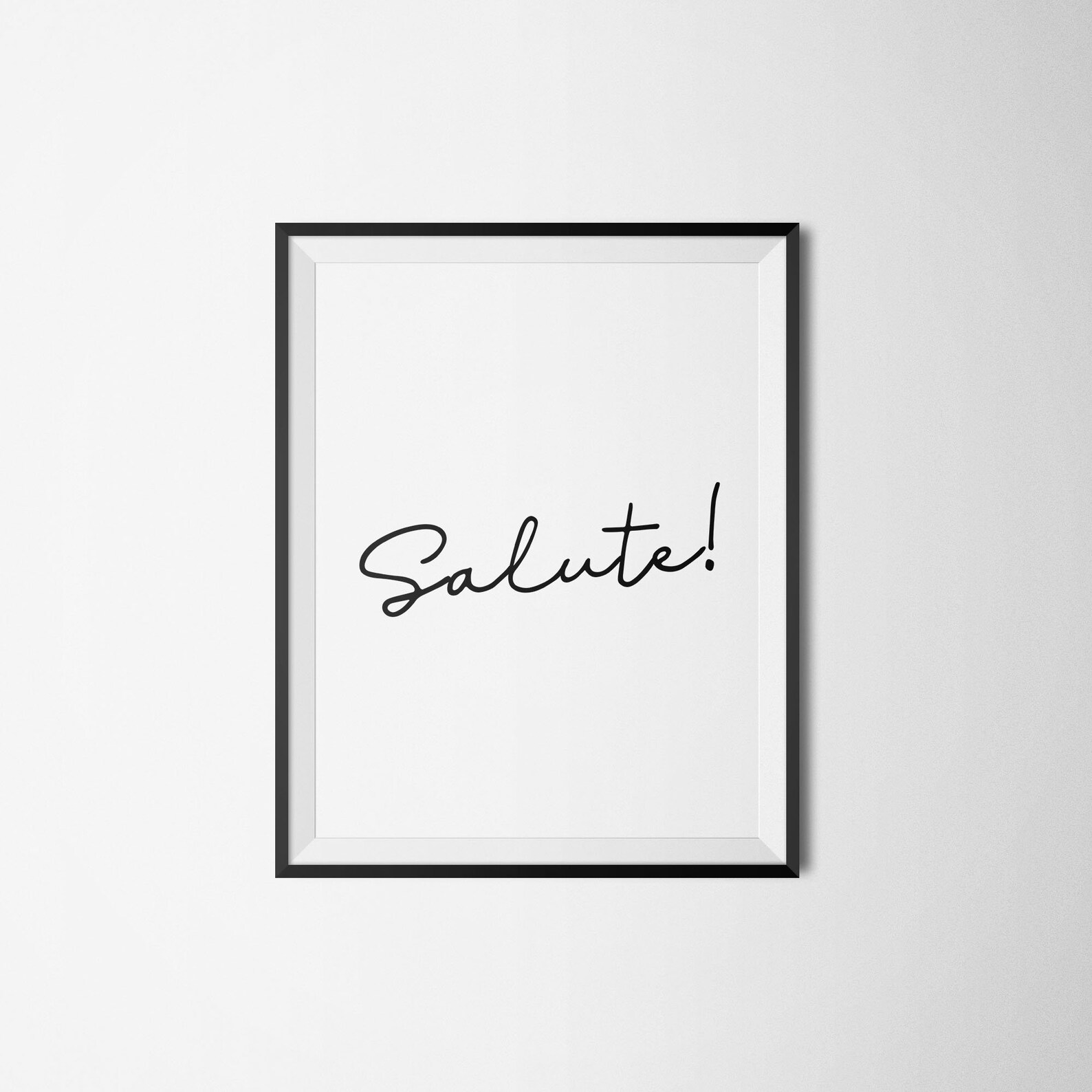 Cheers Salute Modern Italian Printable Art Minimalist - Etsy