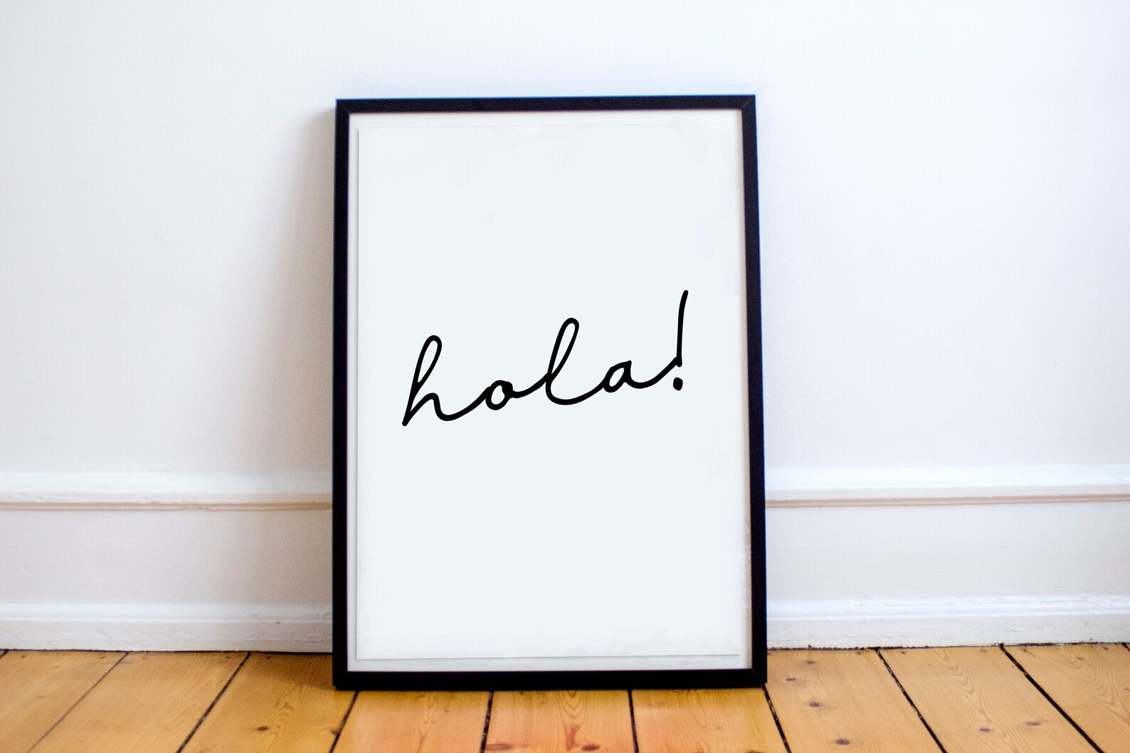 Cute Hola Spanish Printable Poster, Bar Cart Art, Minimalistic, Welcome ...