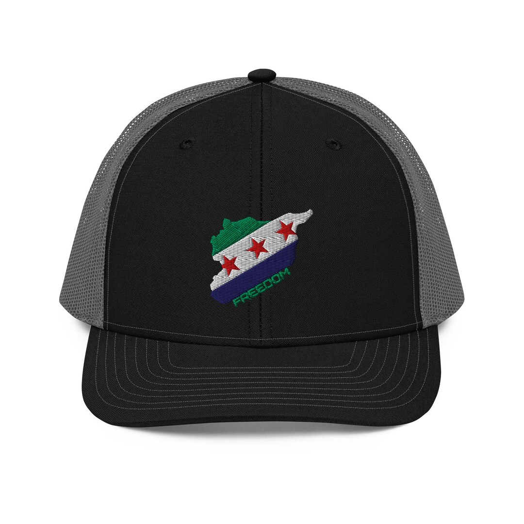 Free Syrian Flag on Map Trucker Cap - Etsy