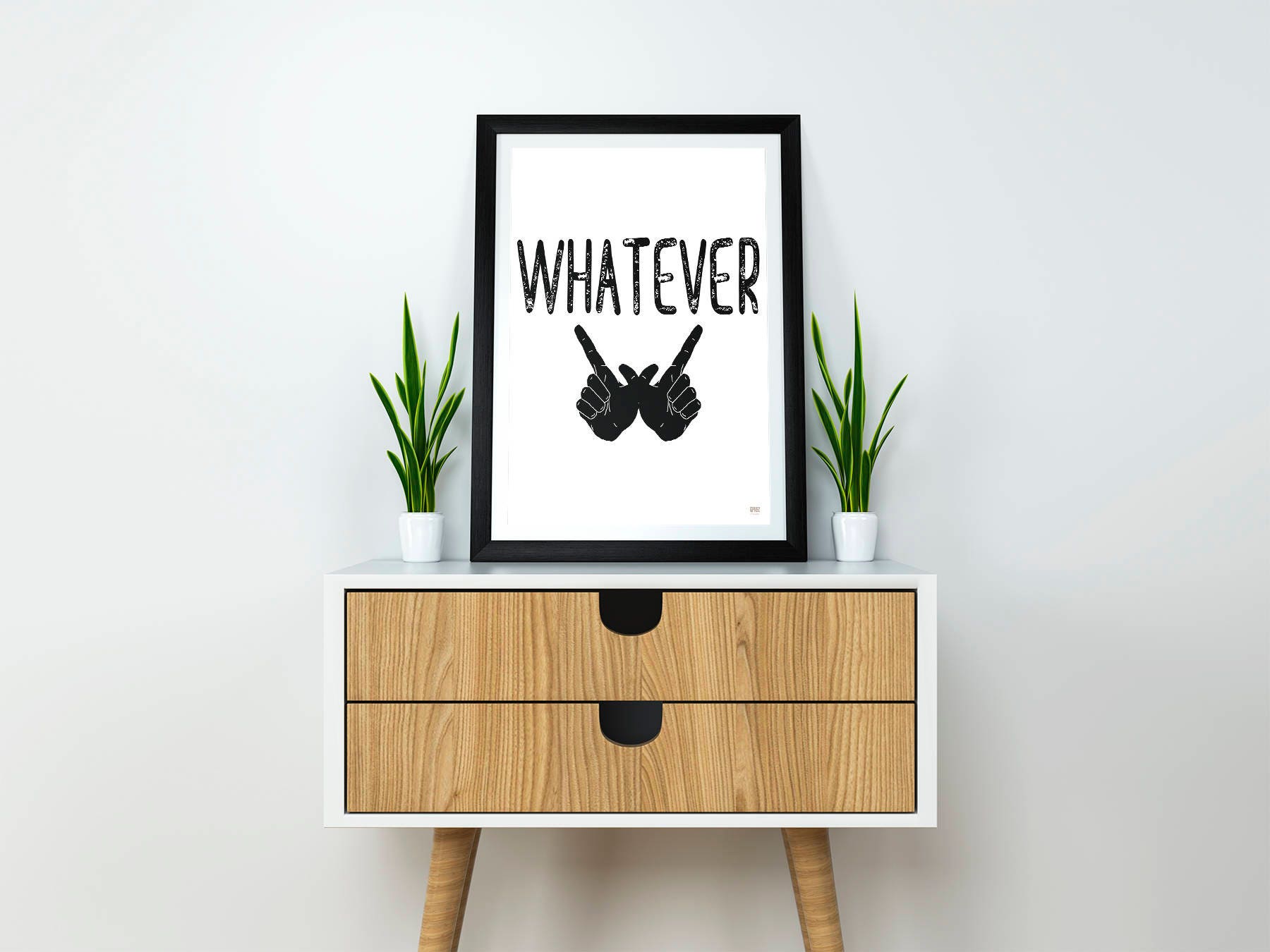 Whatever Print, Hand Sign, Dorm Room Decor, Gift for Daughter - Etsy Canada